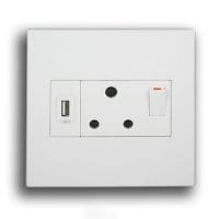 LEGRAND 4X4 SA + USB SOCKET | Best Prices | Online Discount | Lite - Glo