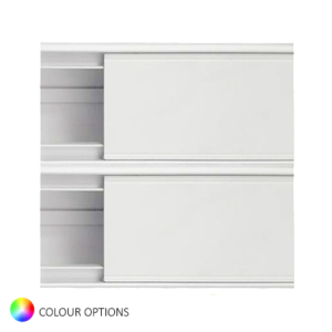 P801 STEEL DOUBLE COMPARTMENT POWER SKIRTING