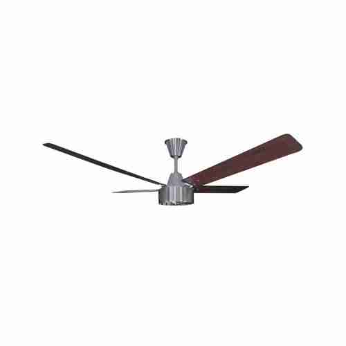 SOLENT MAXIMA SILVER & MAHOGANY CEILING FAN + CONTROLLER | BEST PRICES