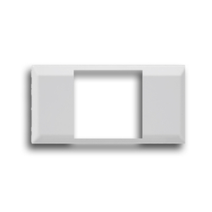 PVC POWER SKIRTING SOCKET COVER, WHITE